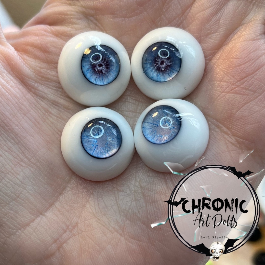 Chronic Art Dolls Broken Glass Horror Doll Eyes for Alternative Reborn & BJD Dolls **FREE ...