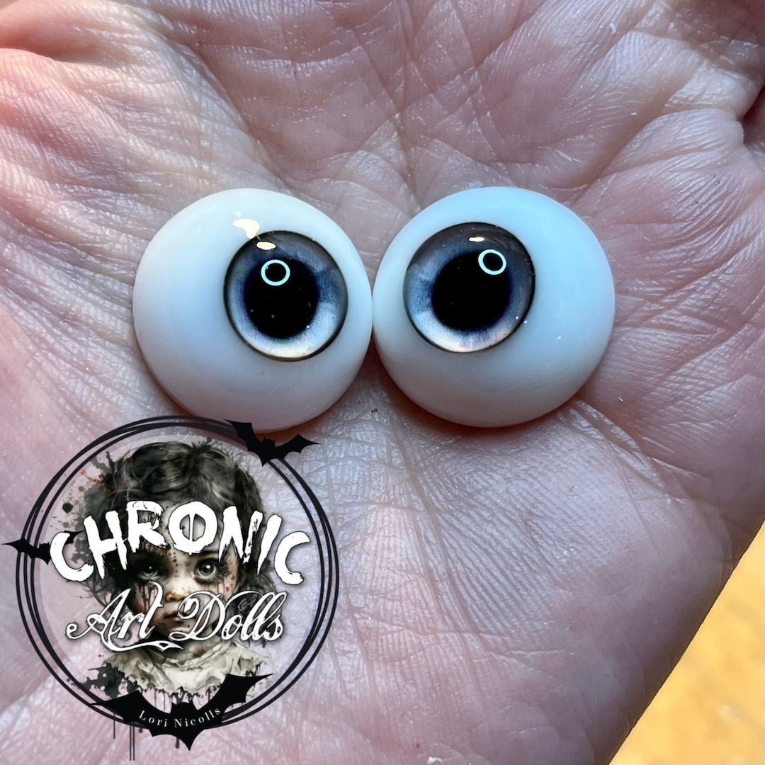 Chronic Art Dolls Grey Fantasy Werepup - Dog - Resin Fantasy Eyes for ...