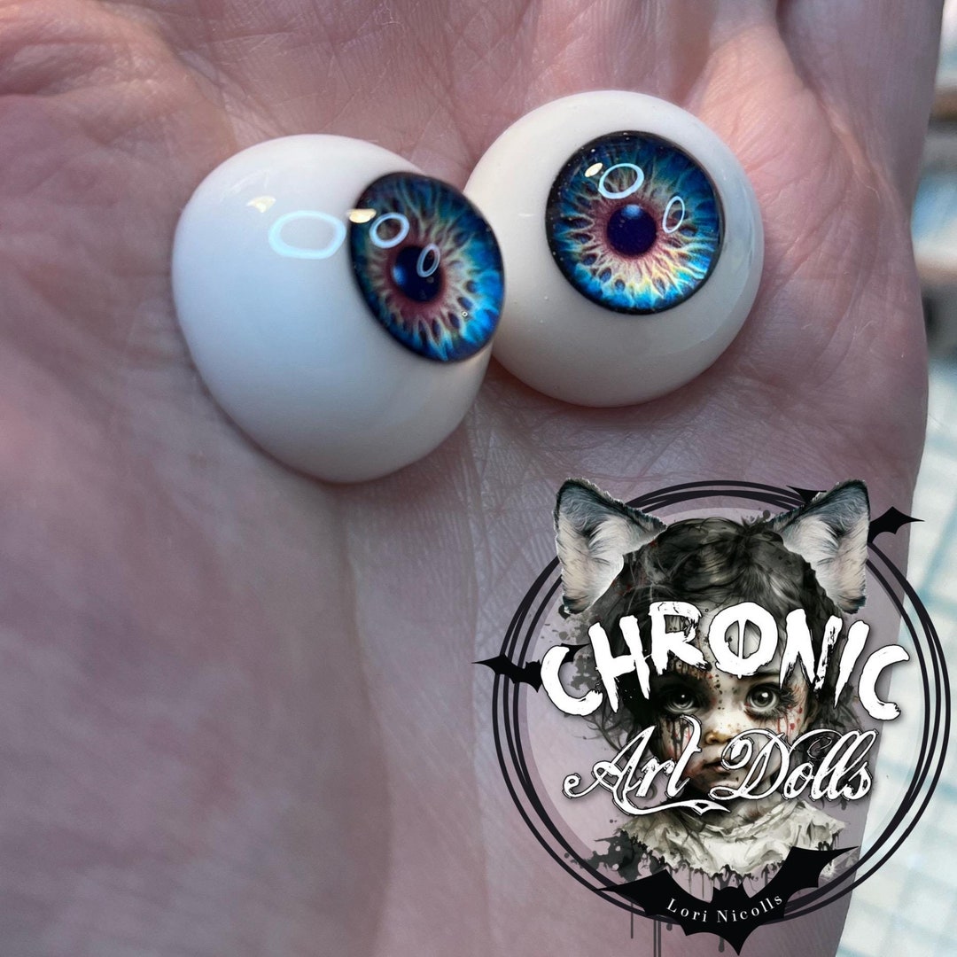 Chronic Art Dolls Werepup, Werewolf or Lycan Cub Reborn or BJD Fantasy Eyes With White Scleras ...