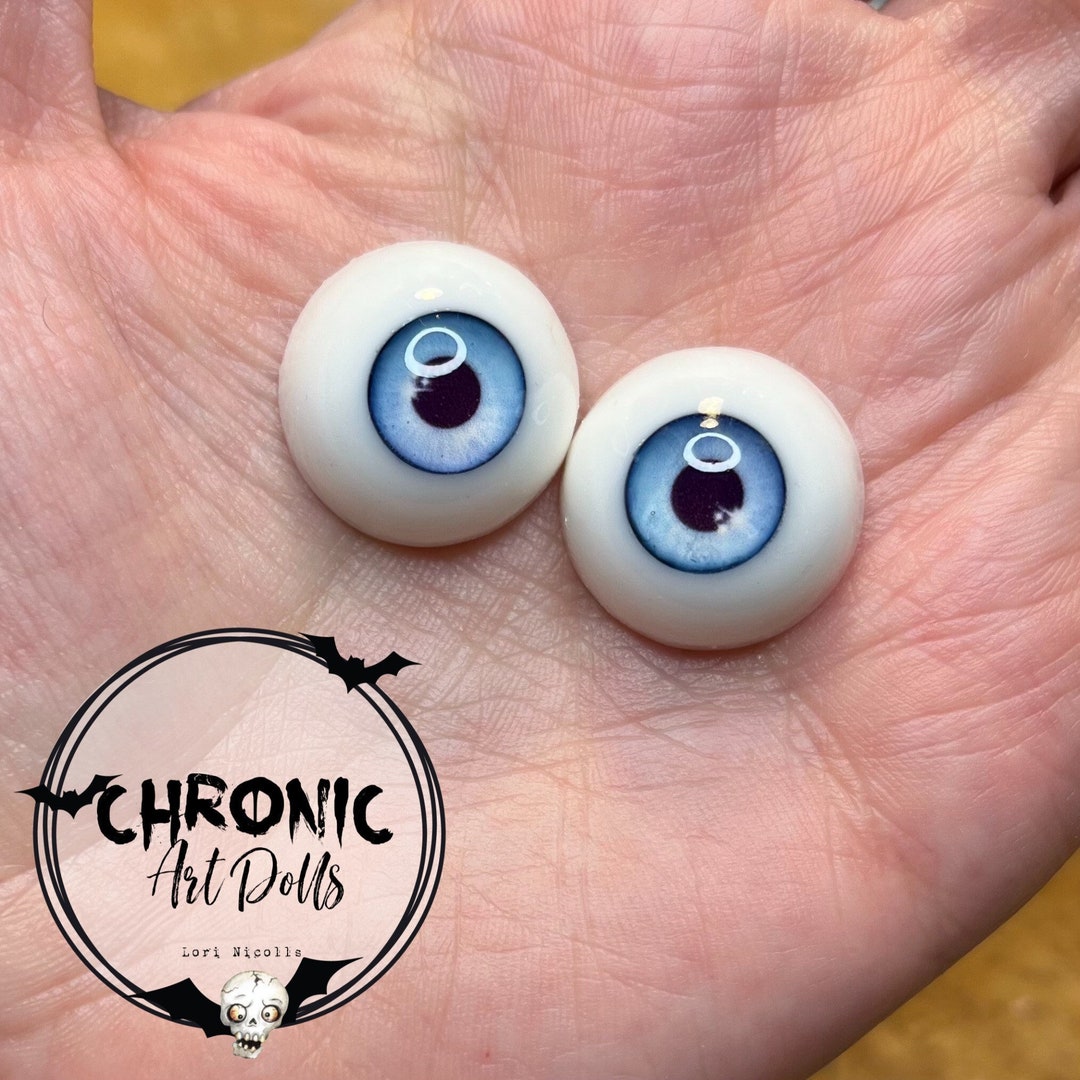 Blue Resin Eyes for Bjds & Reborn Dolls by Chronic Art Dolls FREE ...
