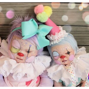 Custom Baby Reborn Pastel Clown Doll by Ollipopandco. - Open for Custom ...