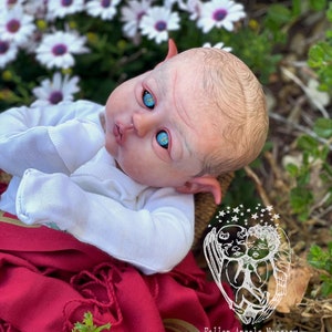 Chronic Art Dolls Creature Resin BJD & Reborn Doll Eyes With Black Sclera Base **FREE Shipping ...