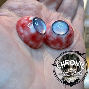 Chronic Art Dolls Cloudy Pupil Zombie Bloody Resin Eyes for Reborn ...