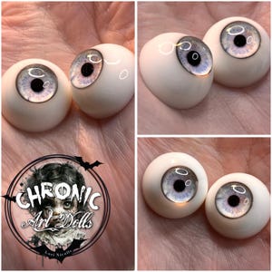 Chronic Art Dolls Pale Grey Reborn Resin Eyes With White Sclera **FREE Shipping in USA** - Etsy