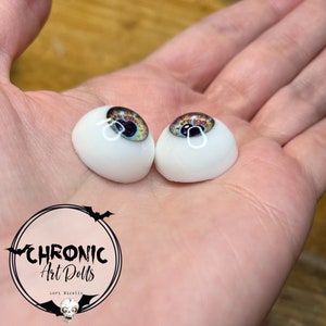 Chronic Art Dolls - Resin Heart Pupil Eyes for Alternative Reborn Dolls & Bjds **FREE Shipping ...