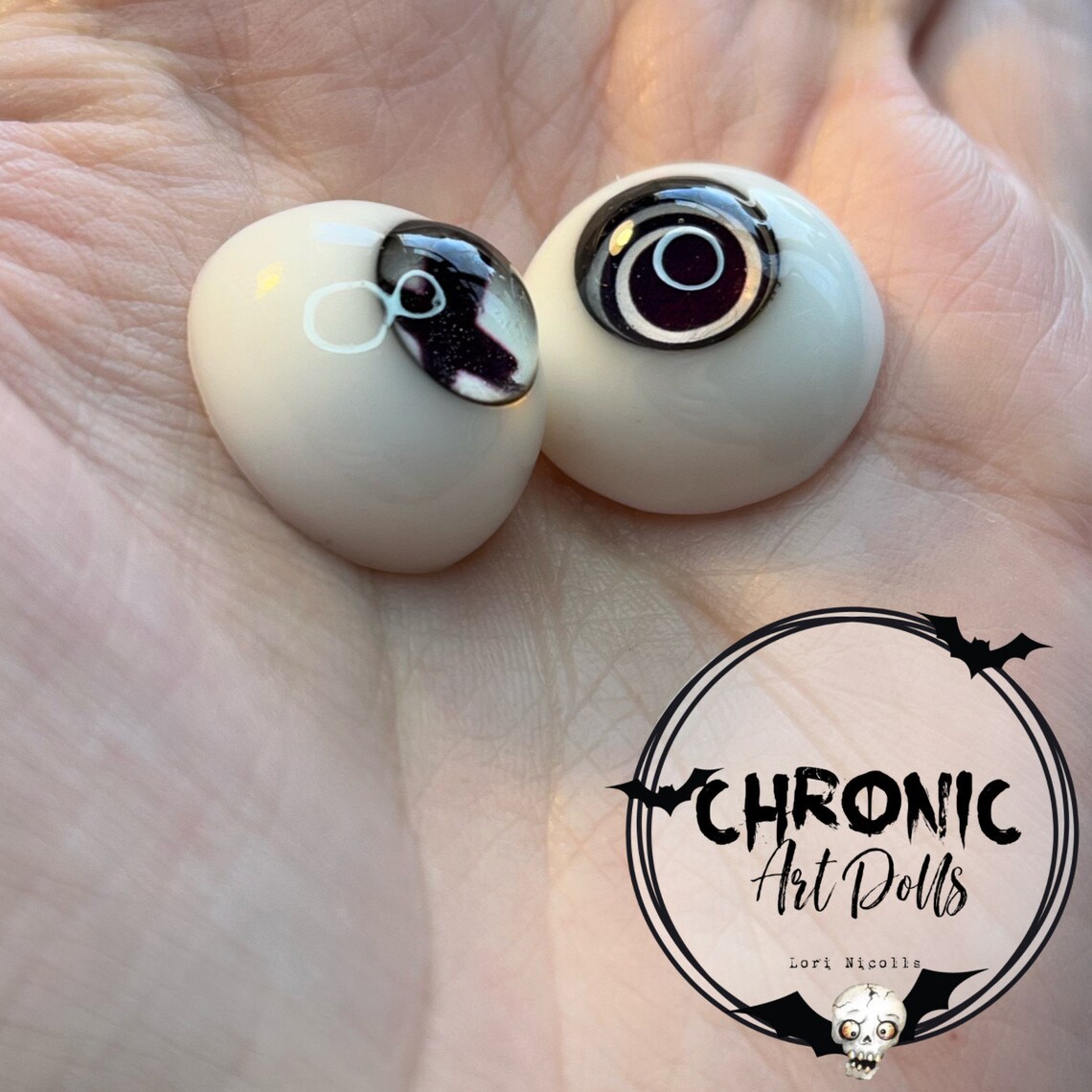 XO Horror Fantasy Clown Eyes for Reborn & BJD Dolls by Chronic Art ...