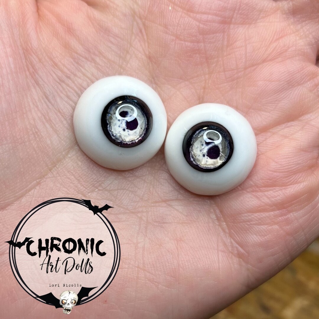Chronic Art Dolls Resin Black & White Eyes for Reborn Doll and Bjd’s - Lori Nicolls - Etsy