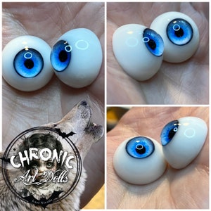 Chronic Art Dolls Resin Reborn & BJD Doll Eyes Werepup - Dog - Werewolf - Lycan Cub - 14mm to ...