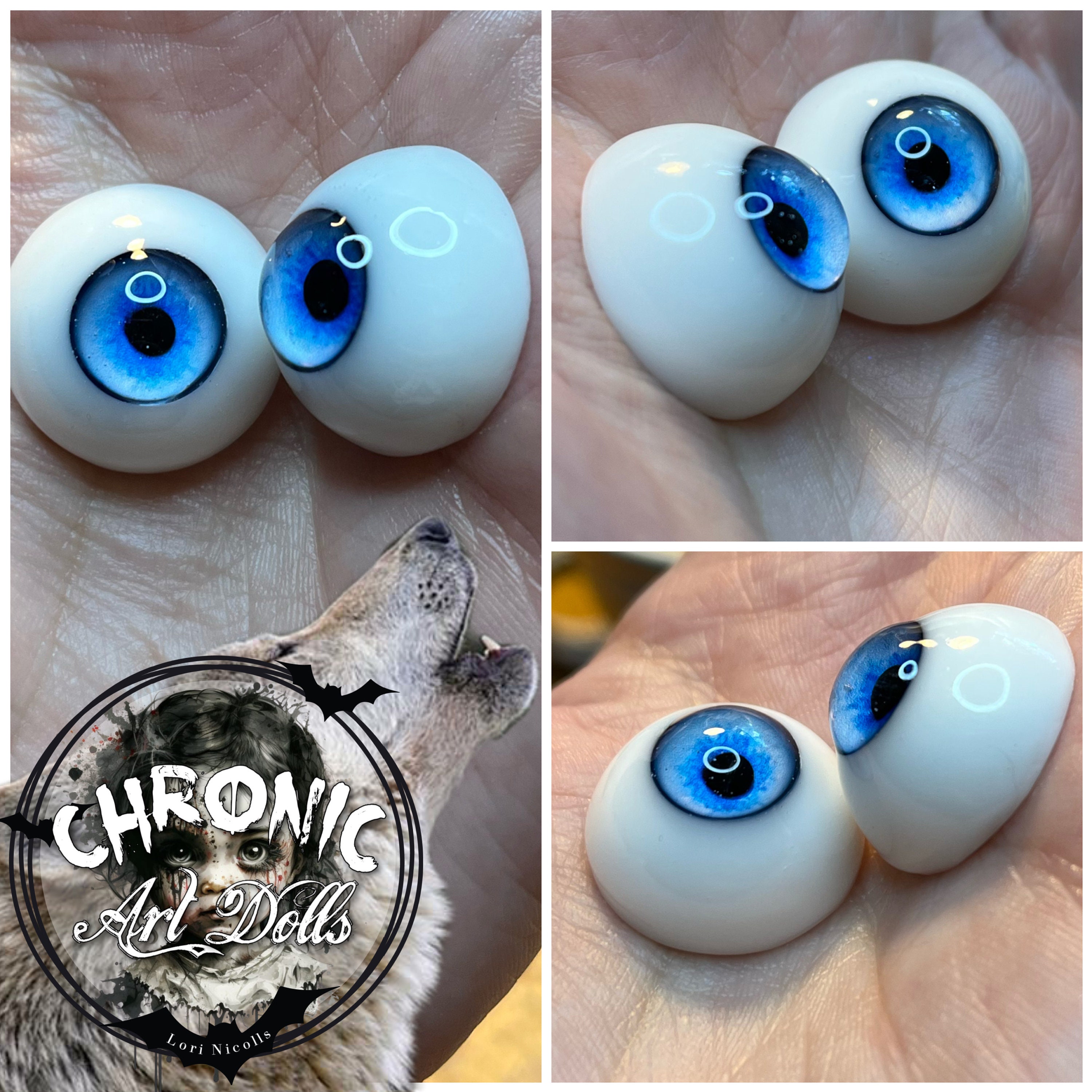 Chronic Art Dolls Resin Reborn & BJD Doll Eyes Werepup - Dog - Werewolf ...