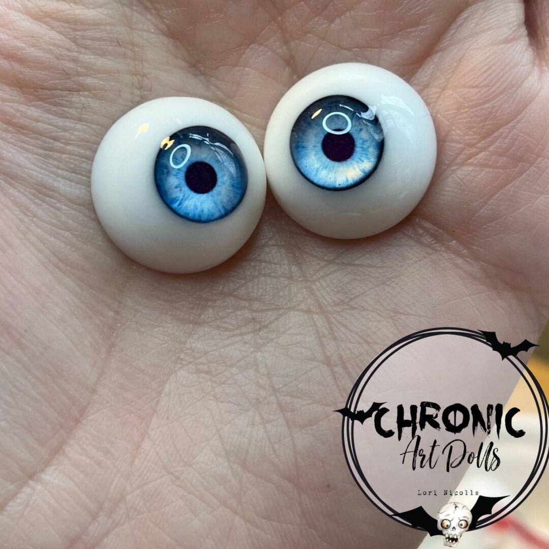 Ice Baby Blue Human Reborn Resin Eyes by Chronic Art Dolls FREE Shipping in USA - Etsy