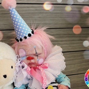 Custom Baby Reborn Pastel Clown Doll by Ollipopandco. - Open for Custom ...