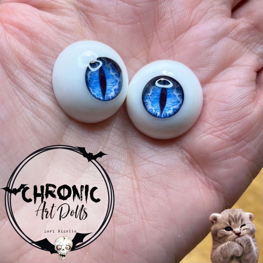 Chronic Art Dolls Resin Creature Eyes for Reborn & BJD Dolls ** FREE 1st Class Shipping ** - Etsy