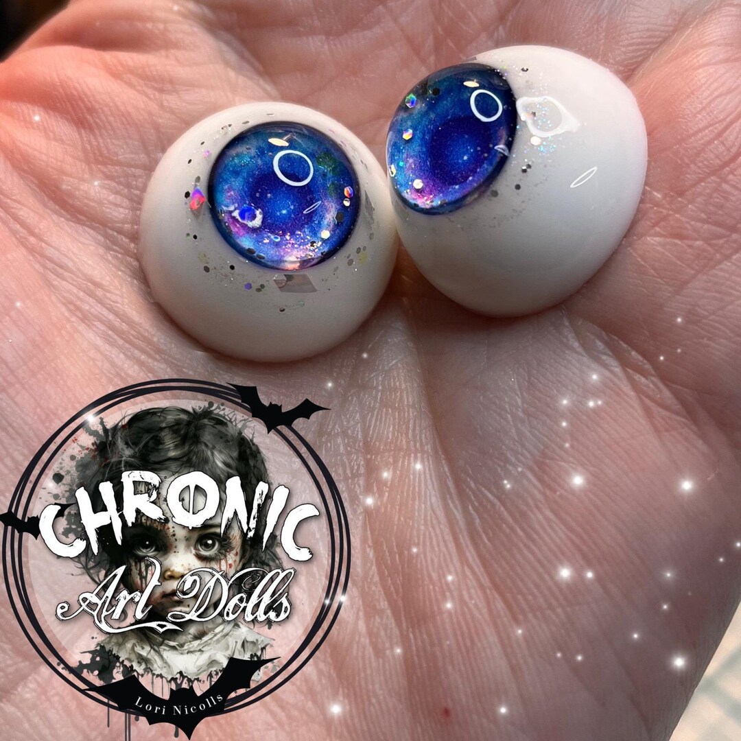 Chronic Art Dolls - Deep Blue Fantasy Eyes for BJD & Reborn Dolls ...