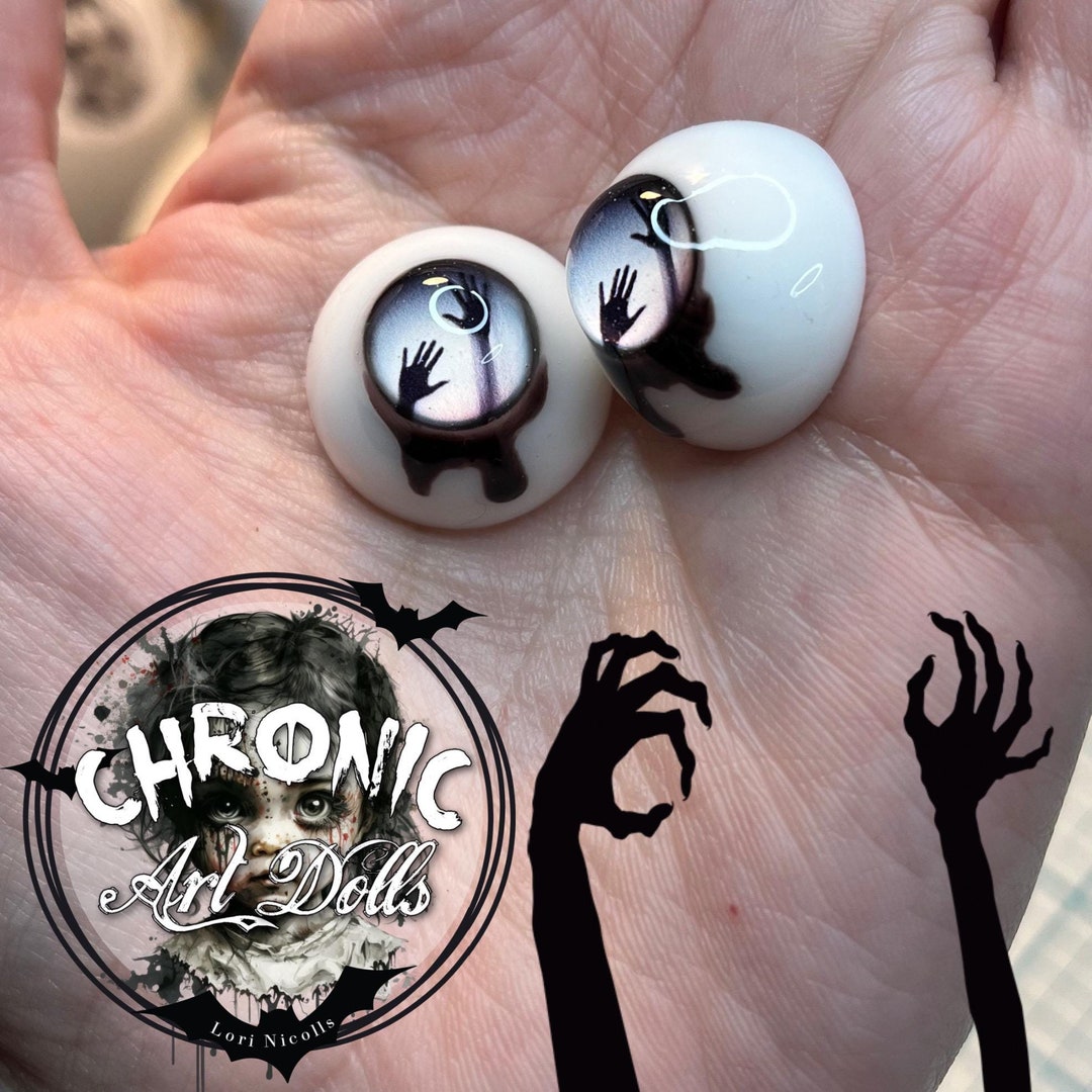 Chronic Art Dolls - Dead Horror Eyes With Fake Black Blood for Reborn ...