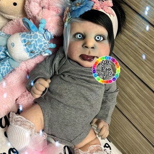 Ice Baby Blue Human Reborn Resin Eyes by Chronic Art Dolls **FREE ...