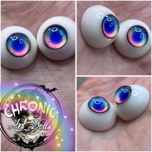 Chronic Art Dolls Resin Pastel Rainbow Eyes for Alternative Reborn Dolls & Bjds *FREE Shipping ...