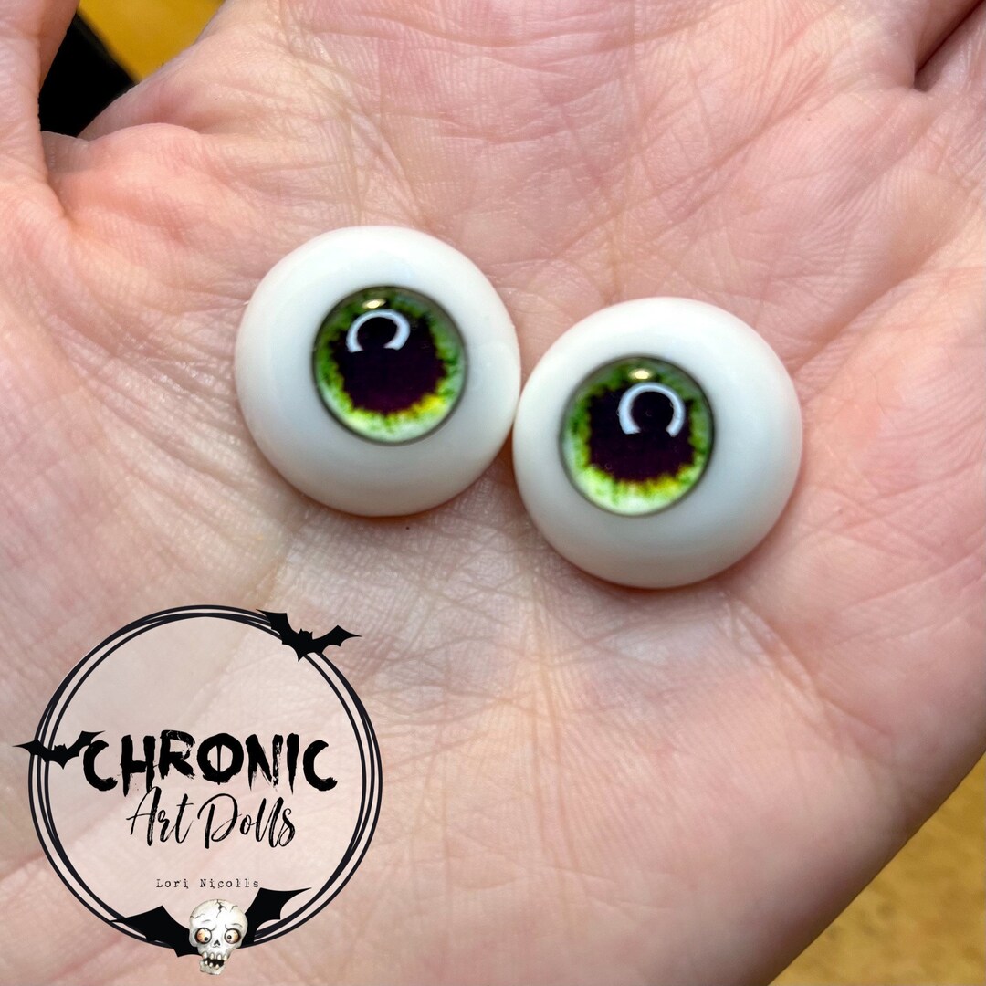 Resin Doll Green Eyes for Reborn & BJD Dolls by Chronic Art - Etsy