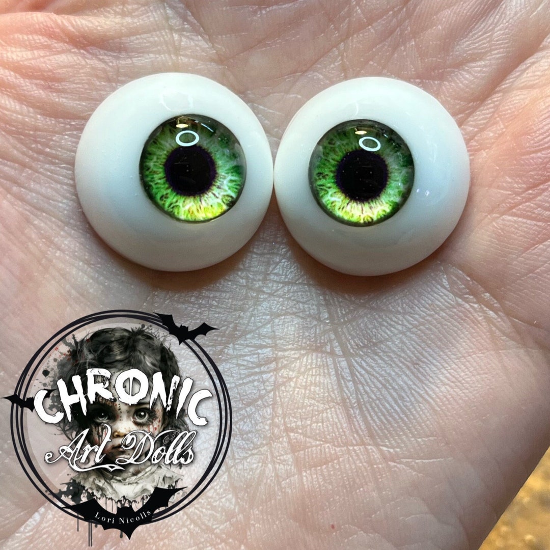 Chronic Art Dolls Resin Doll Fantasy or Human Green Eyes for Reborn & BJD Dolls **FREE 1st Class ...