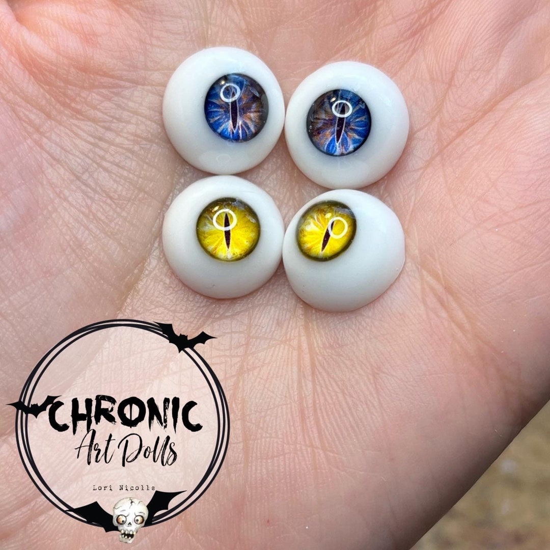 BJD Creature Resin Eyes for Fantasy Dolls & Reborn Babies by Chronic Art Dolls FREE Shipping ...