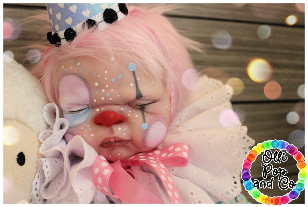 Custom Baby Reborn Pastel Clown Doll by Ollipopandco. Open for Custom ...