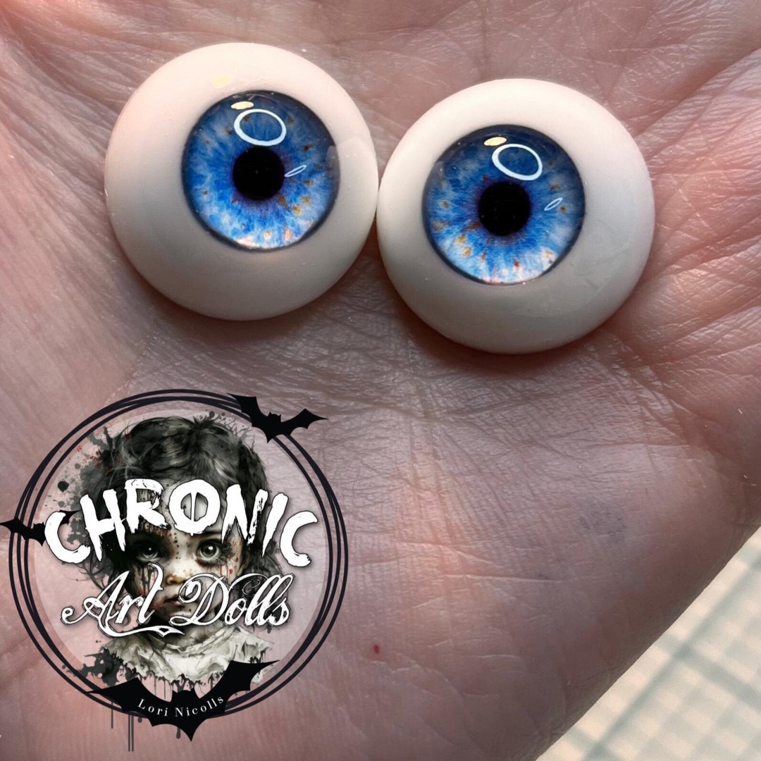 Chronic Art Dolls Blue Human Reborn Resin Eyes **FREE Shipping in USA** - Etsy