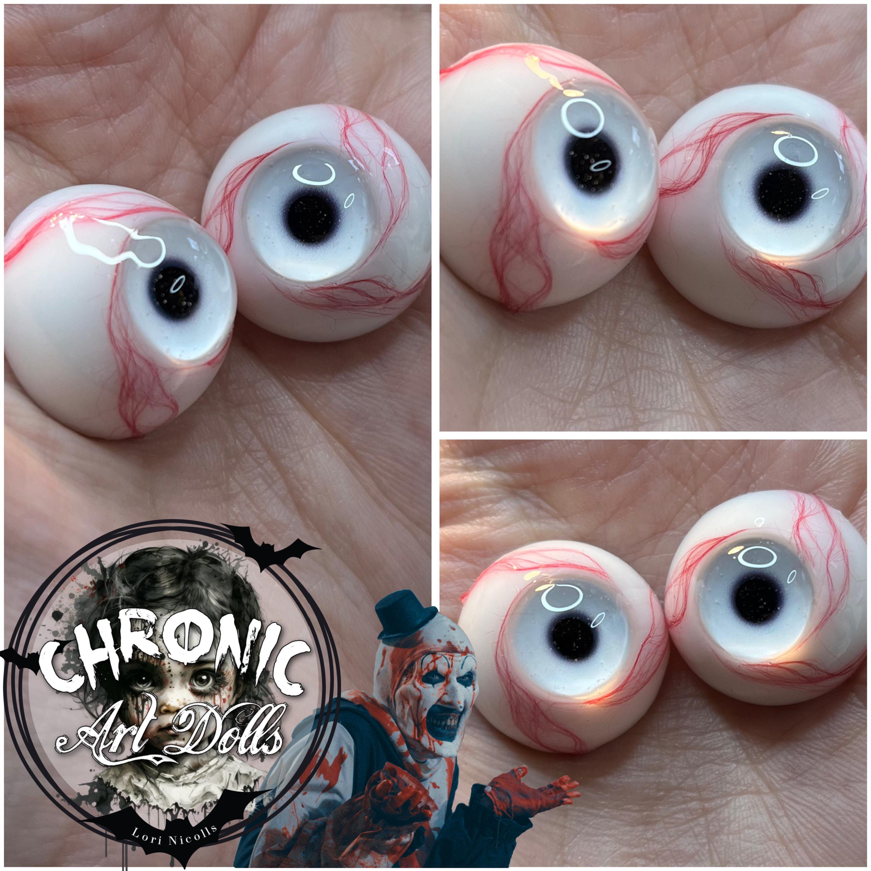 Terrified Eyes With Veining for Reborn Dolls & Bjds by Chronic Art ...
