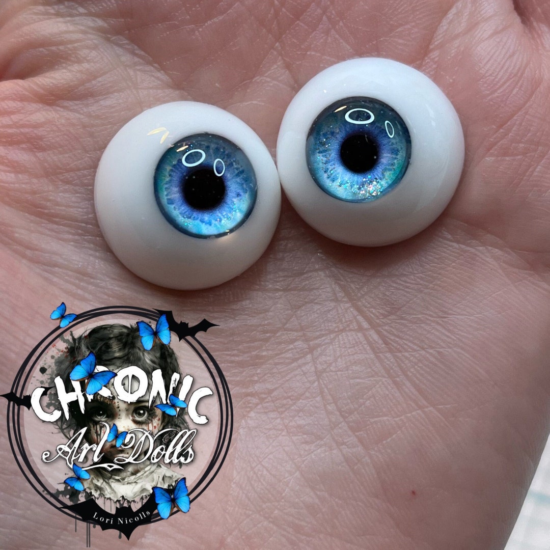Chronic Art Dolls Beautiful Baby Blue/mint Resin Doll Eyes for Reborn ...