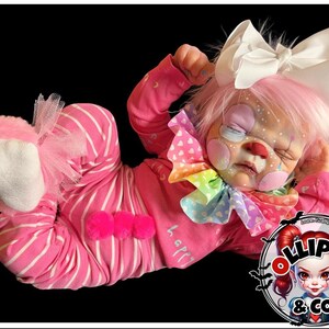 Custom Baby Reborn Pastel Clown Doll by Ollipopandco. - Open for Custom ...