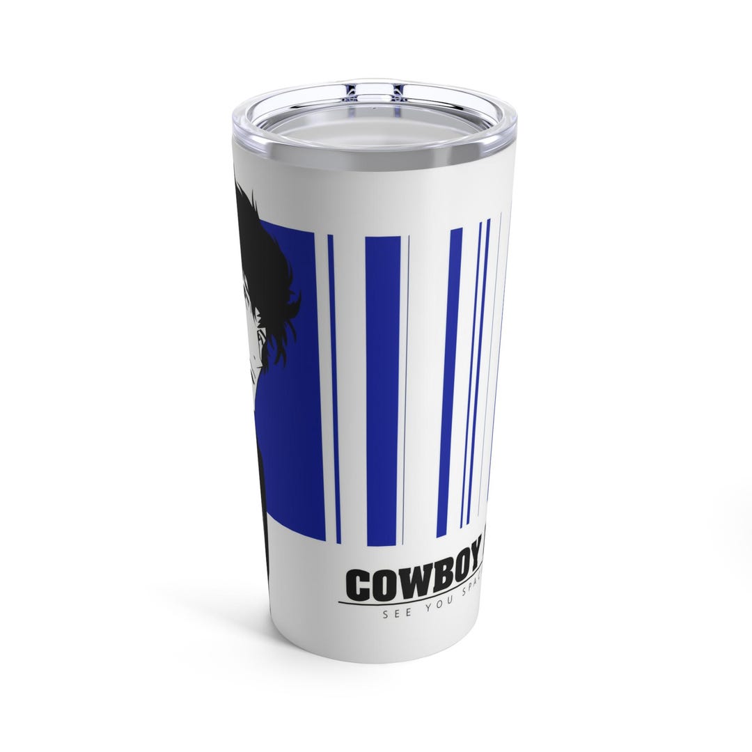 Cowboy Bebop Spike Tumbler 20oz W/plastic Lid Travel Coffee Mug Anime ...