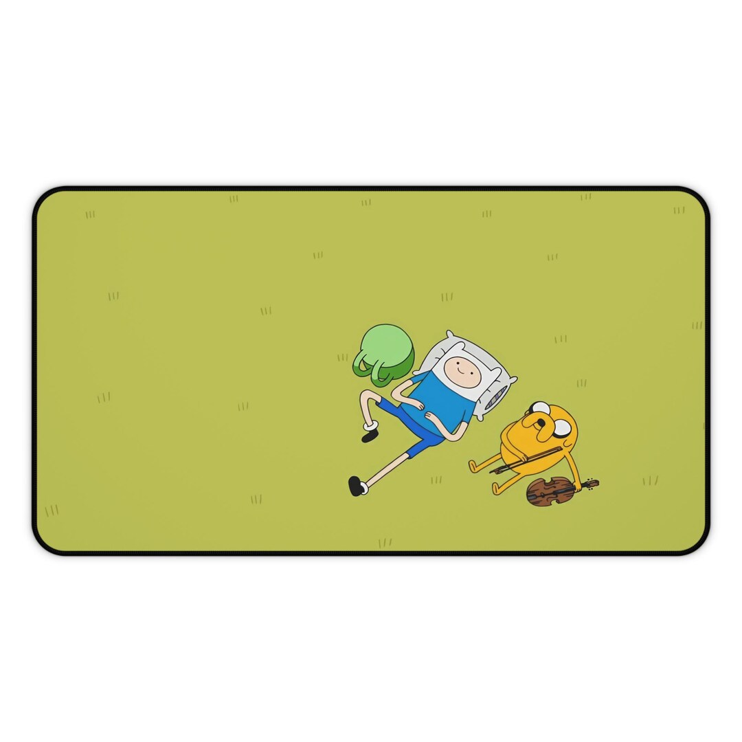 Adventure Time Finn Jake Relaxing Grass Desk Mat for Gaming Computer ...