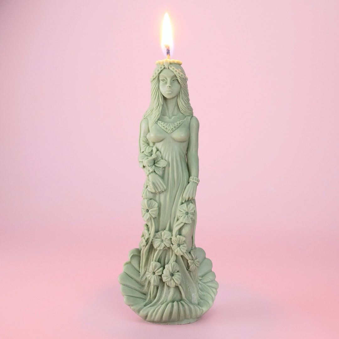 Aphrodite Candle, Greek Goddess Candle, Aphrodite Statue, Aphrodite ...