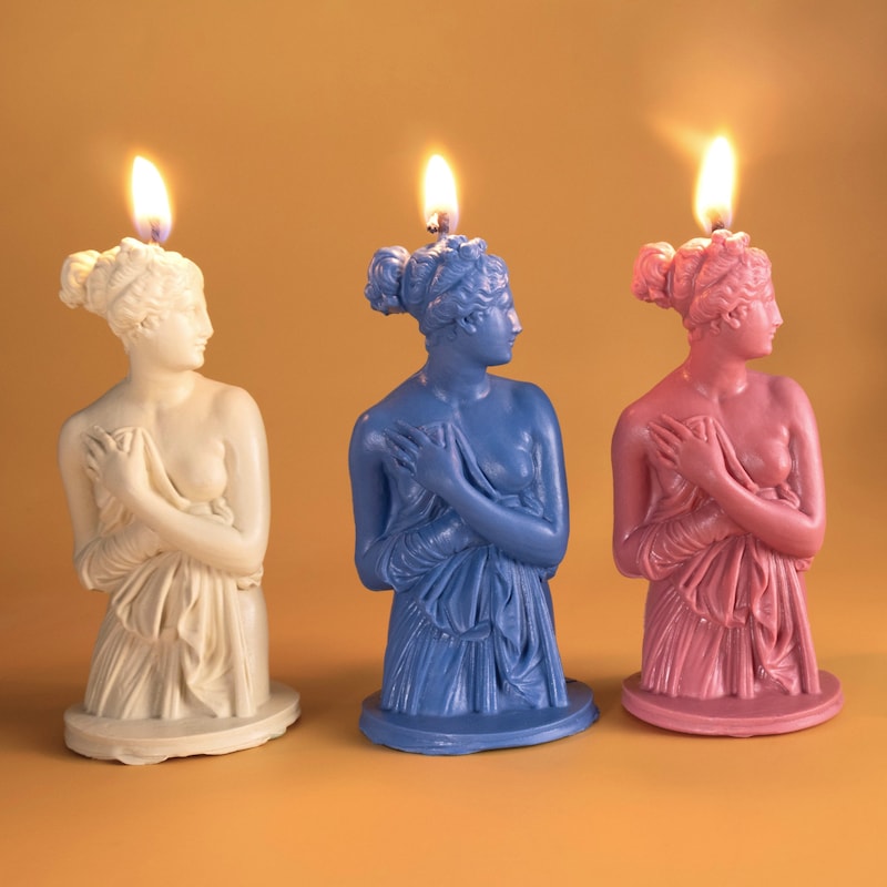 Bust Candle - Etsy
