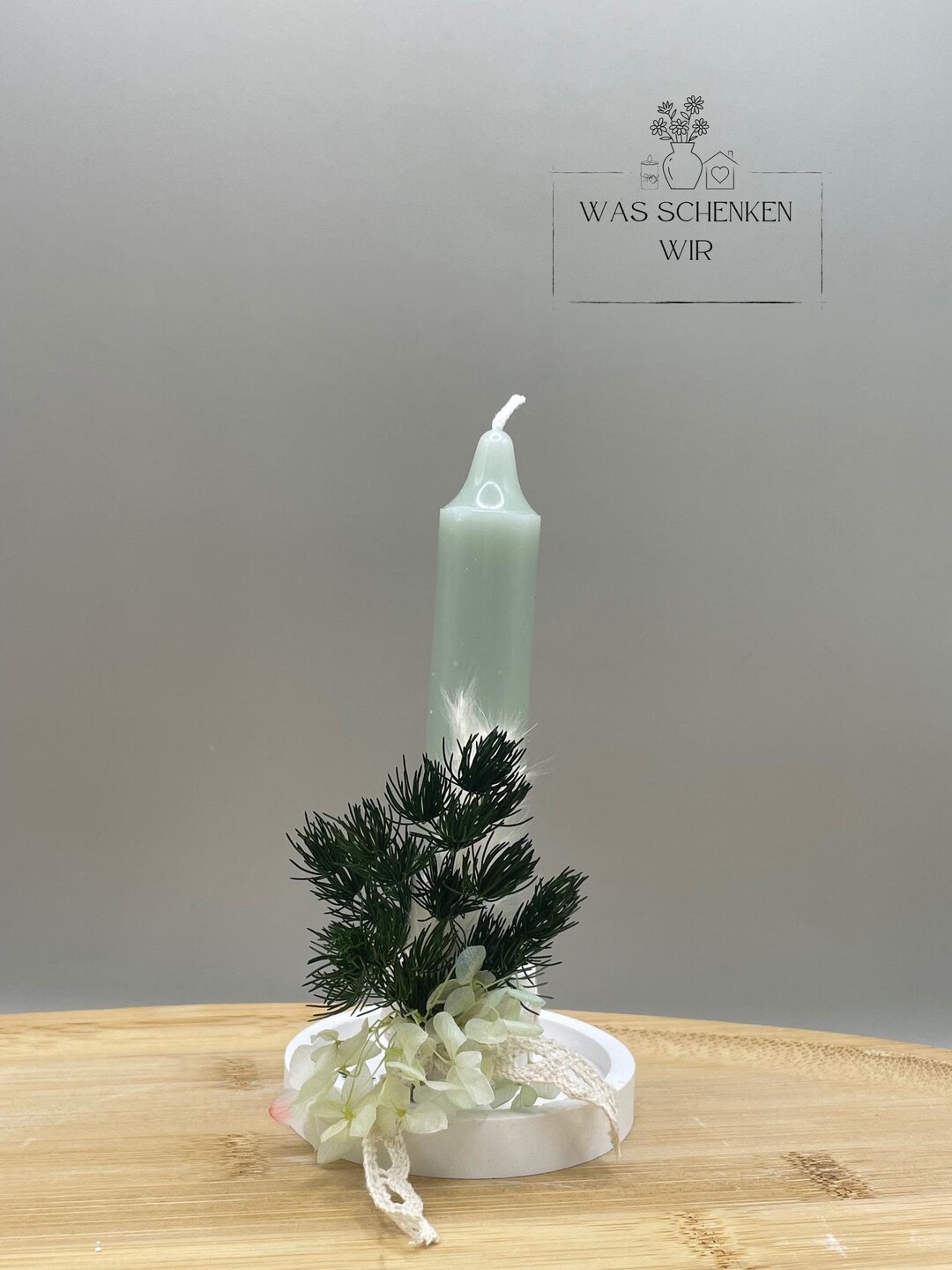 Candle Holder, Round Candle Plate, Flowers, Gift, Souvenir, Candle ...