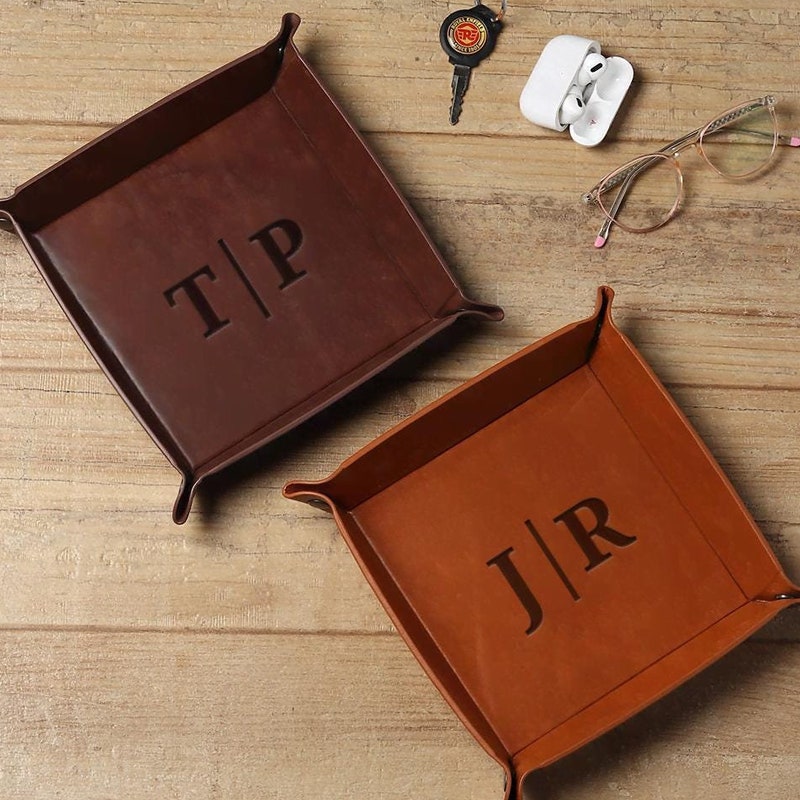 Leather Valet Tray - Etsy