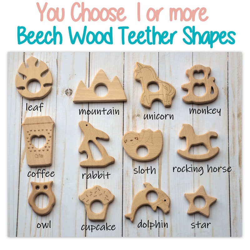 Wooden Teethers - Etsy