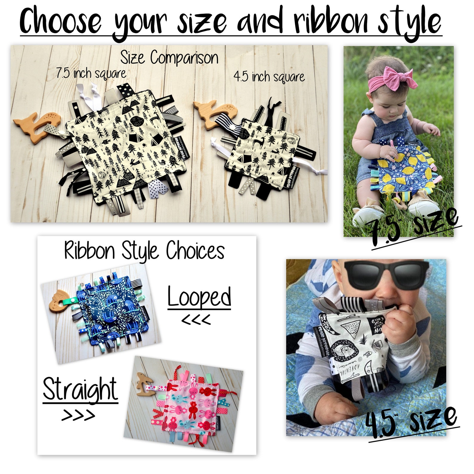 Baby Girl Crinkle Toy Baby Girl Gift Baby Shower Gift - Etsy