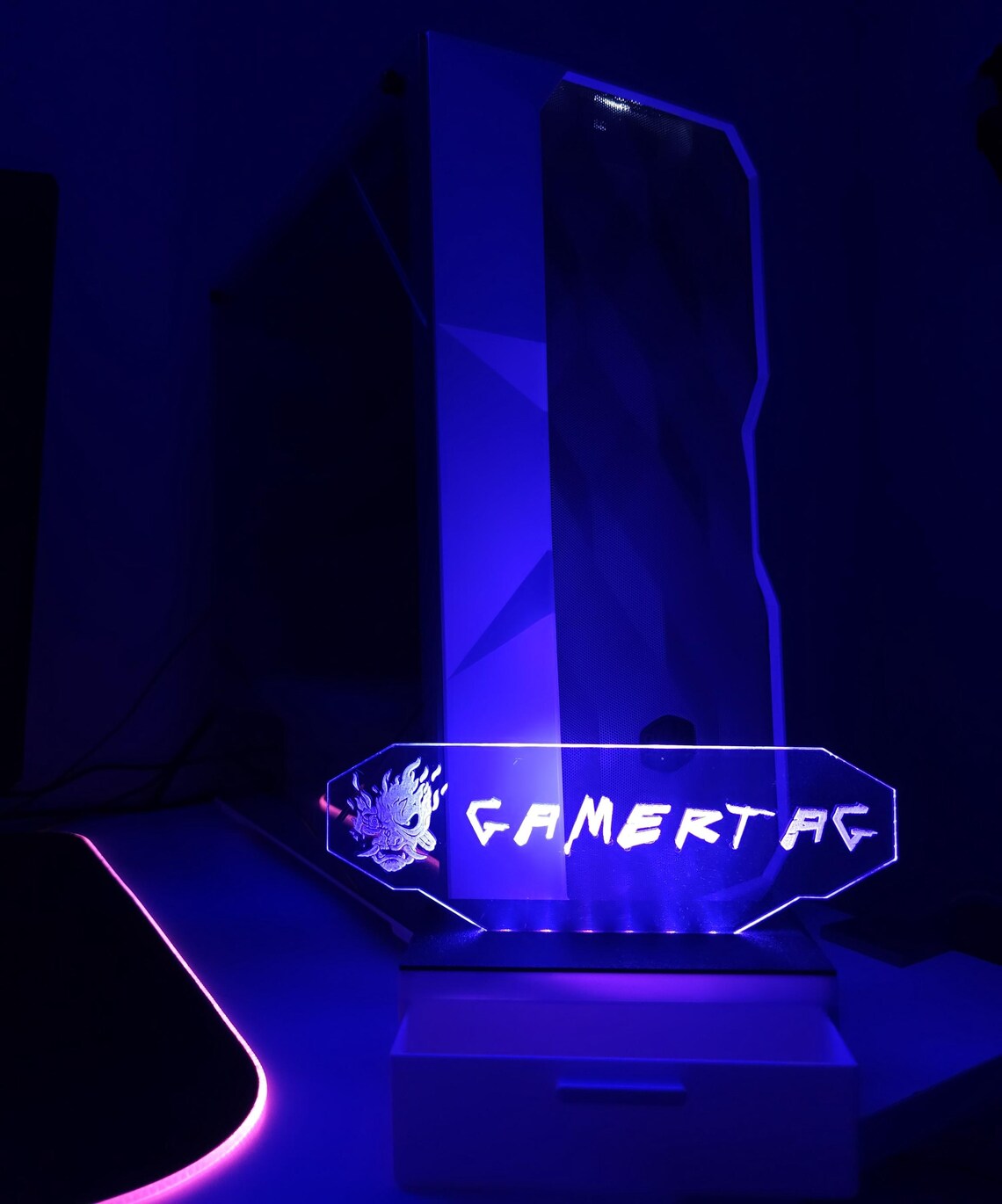 Personalized Pro Gamertag Light Sign, Custom Gamer Tag Sign ...