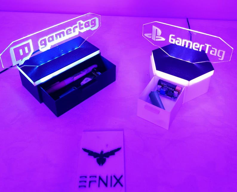 Personalized Pro Gamertag Light Sign, Custom Gamer Tag Sign ...