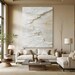 Large Original White Minimalist Murals, White Textured Murals, White ...