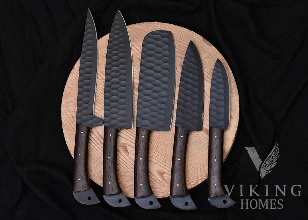 Personalized Kitchen Chef Set, Custom Hand Made Chef Set, Damascus ...