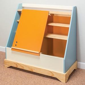DIY Kids Toy Box With Easel, DIY Toy Box With Easel, Kids Toy Box ...