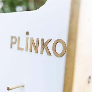 DIY Modern Kids Play Plinko Board, Play Plinko Board, Woodworking ...