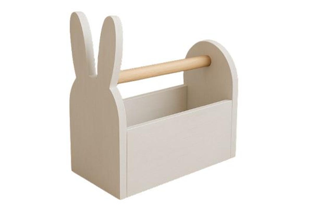 DIY Bunny Basket Tote / Kids Wooden Tool Box – Cute & Fun Woodworking ...