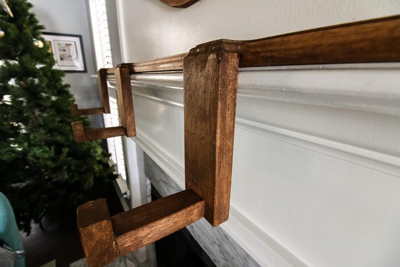 Wooden Stockings Holder, DIY Stockings Holder, Stockings Holder ...