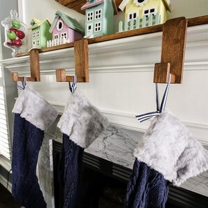 Wooden Stockings Holder, DIY Stockings Holder, Stockings Holder ...