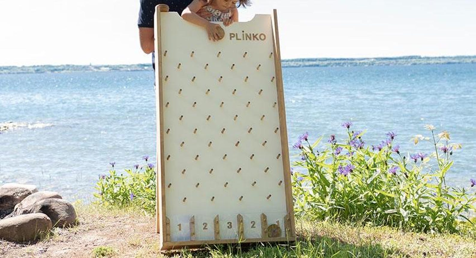 DIY Modern Kids Play Plinko Board, Play Plinko Board, Woodworking Modern Play Plinko Game Board ...