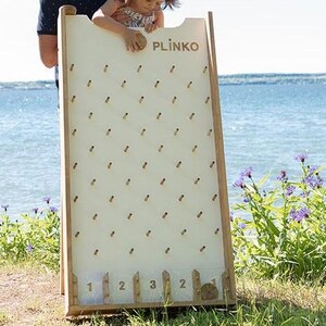 DIY Modern Kids Play Plinko Board, Play Plinko Board, Woodworking ...