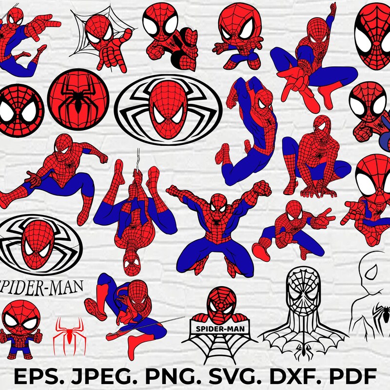 Spiderman Svg - Etsy