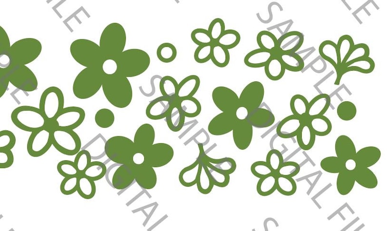 Vintage Pyrex Crazy Daisy/spring Blossom Pattern Cut File - Etsy