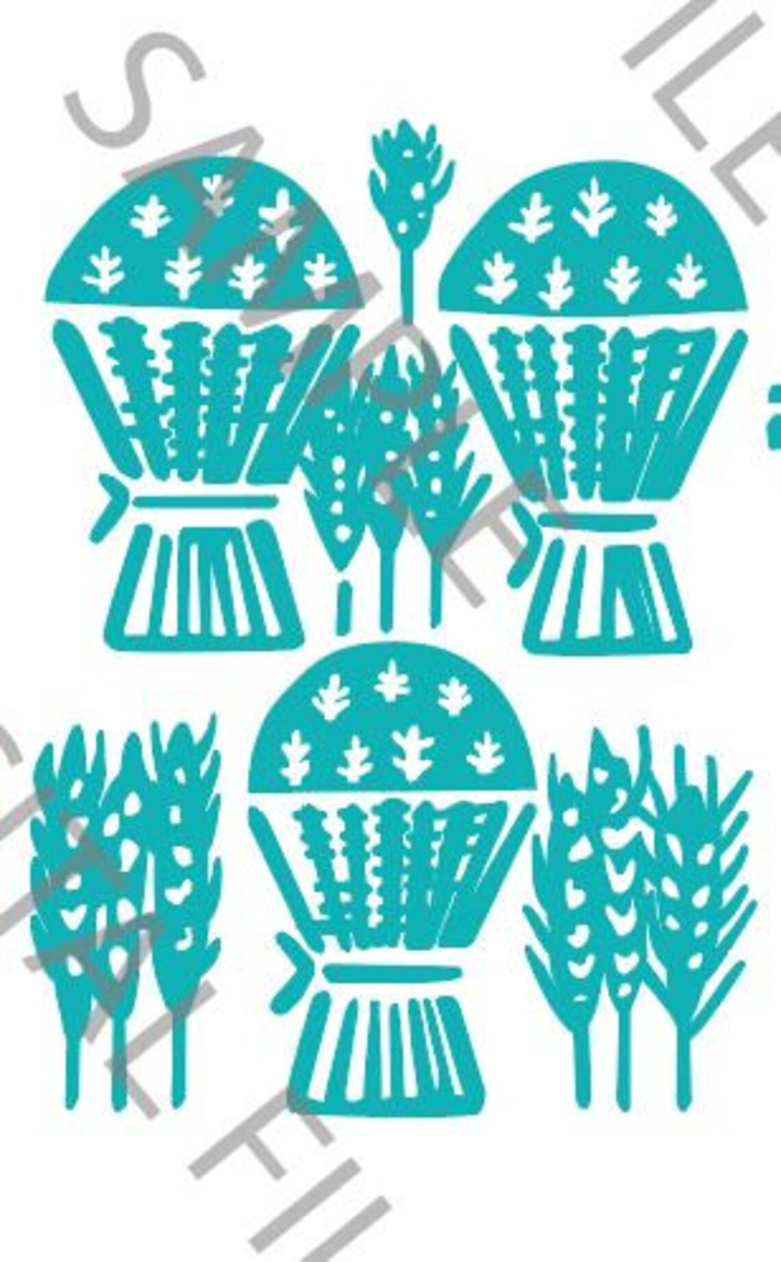 Vintage Pyrex Butterprint Pattern Cut File - Etsy